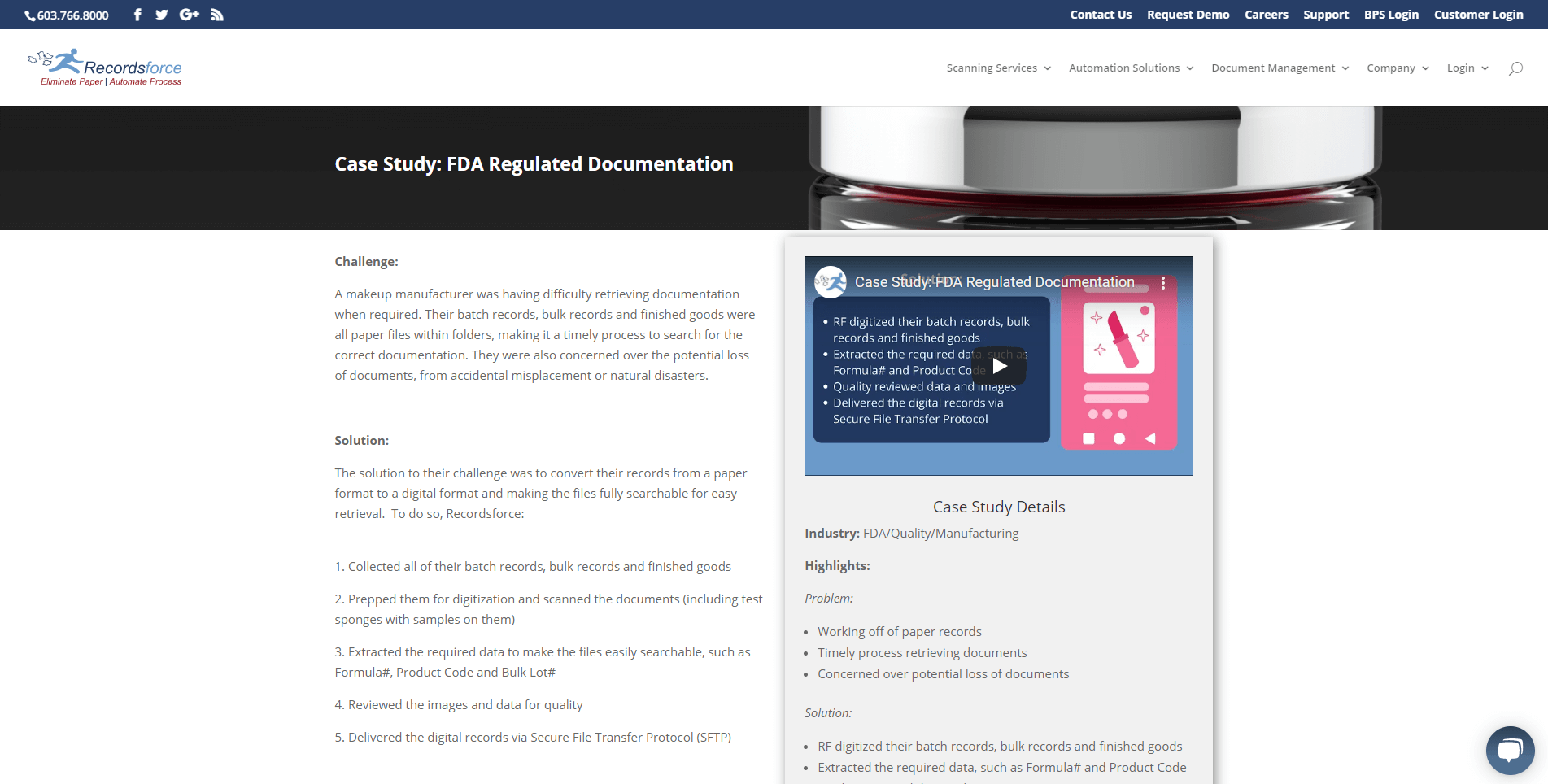 Document Scanning and Automation Resources | Recordsforce