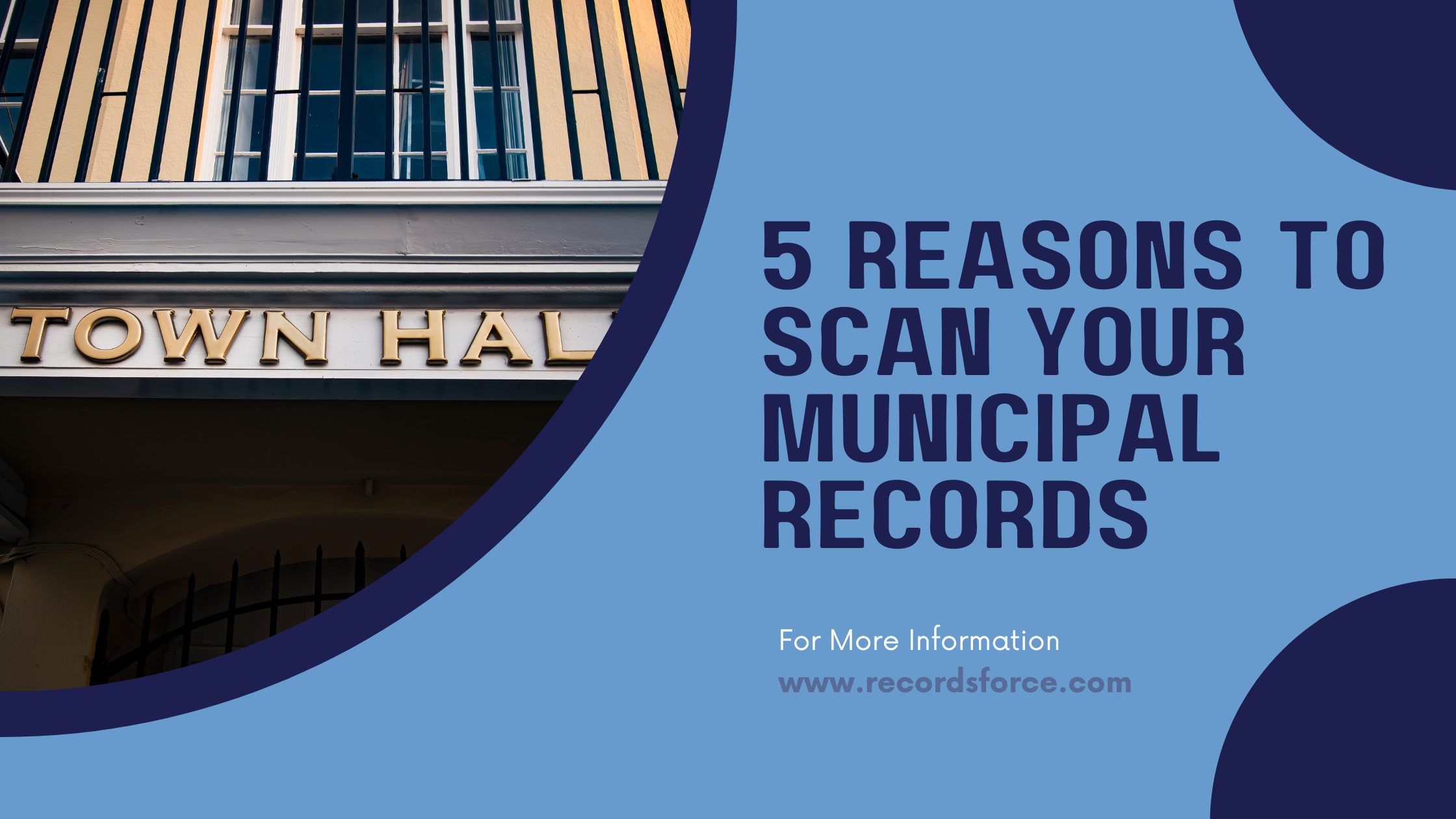 5 Reasons to Scan Your Municipal Records | Recordsforce